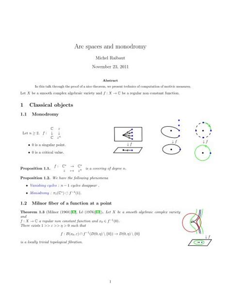 Arc Spaces And Monodromy Lama
