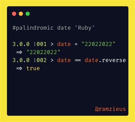 palindromic date ruby