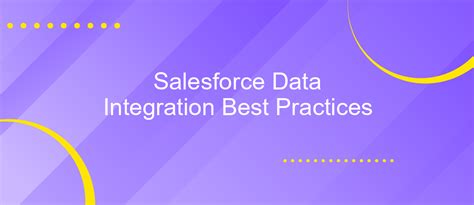 Salesforce Data Integration Best Practices Apix Drive