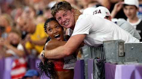 Olympic Power Couple Tara Davis Woodhall And Hunter Woodhall Celebrate