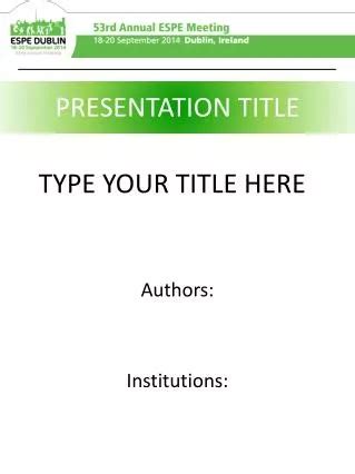 PPT TYPE YOUR TITLE HERE PowerPoint Presentation Free Download ID 6085292