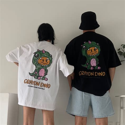 시원함아이스원단 남녀공용 티라노 여름 냉장고 박스티 여름반팔 커플룩 바캉스룩 에이블리