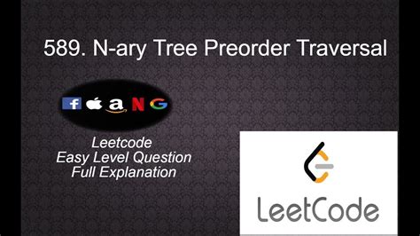 589 N Ary Tree Preorder Traversal Leetcode Easy Level Questions Complete Playlist Solution In