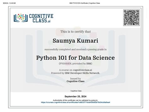 saumya kumari on linkedin datascience python learningjourney ibm