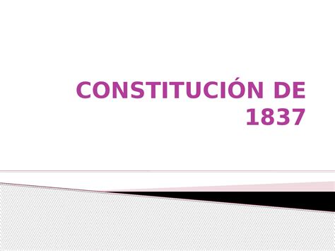 Constitución 1837 Apuntes De Derecho Docsity
