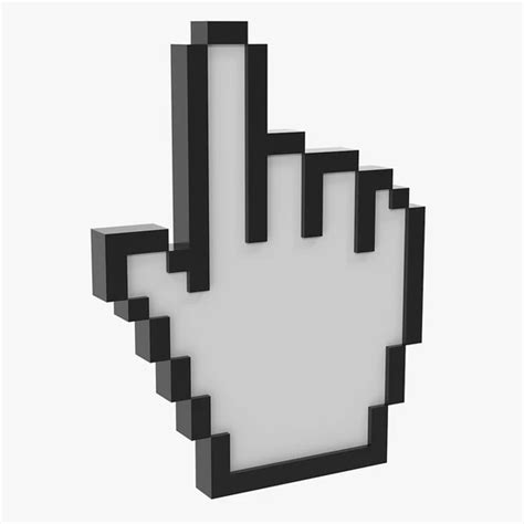 Web Cursor 3d Models Download