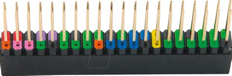 RPI HEADER CG2 Raspberry Pi GPIO Header 40 Pin RM 2 54 Colour Coded At Reichelt Elektronik