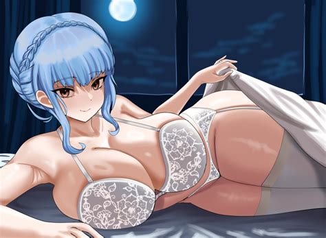 Rule 34 1girl 1girls Armpits Ass Bangs Bare Arms Bare Shoulders Bed