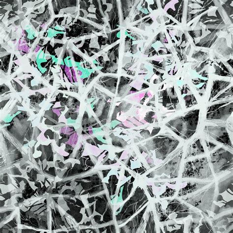 Monochromatic Abstract Geometric Layered Background With Light