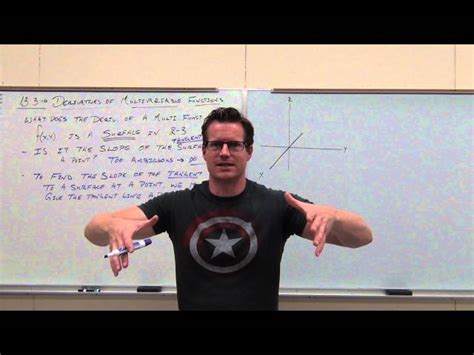 Free Video Calculus 3 Partial Derivatives Derivatives Of