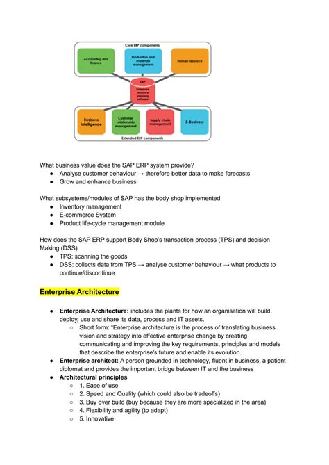 Infosys110 Notes Infosys110 Information Systems Auckland Thinkswap