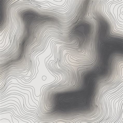 Abstract Topographic Lines Creating A Textured Background Premium AI Generated Image