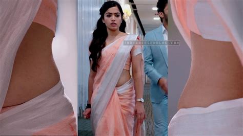 Rashmika Mandanna Telugu Movie Hot Tempting Saree Scene Stills Hd Caps