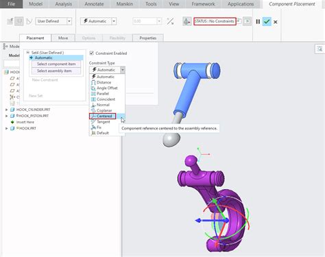 Know The Difference Between Fix And Default Constraints In Creo Parametric Assembly Design Plm