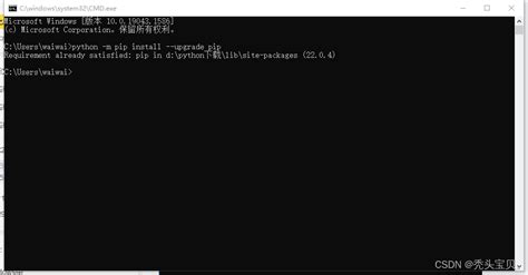 【python学习日记】 如何更新pipwin10系统python秃头宝贝。 华为开发者空间