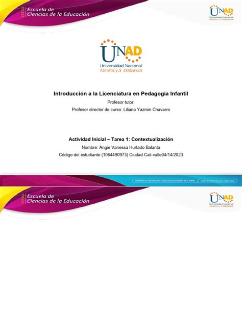 Contextualizacion Listo Pdf Maestros Enseñando