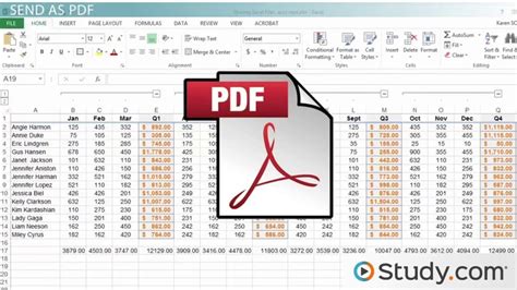 How To Share Your Excel Workbook Lesson Study Com