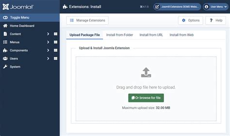 Install The Plugins Joomla Extensions By Joomill