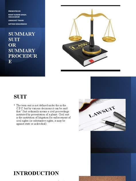 Cpc Summary Suits Pdf Lawsuit Summary Judgment