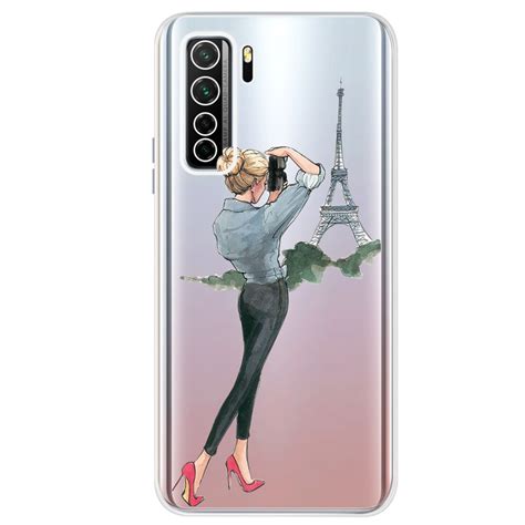 Huawei Nova SE CDY NX B Case Fashion Flower Pattern Printed Soft Silicone Phone Cover Huawei