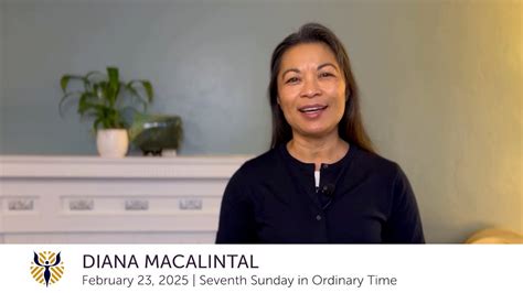 February 23 2025 Diana Macalintal Preaches For The 7th Sunday In