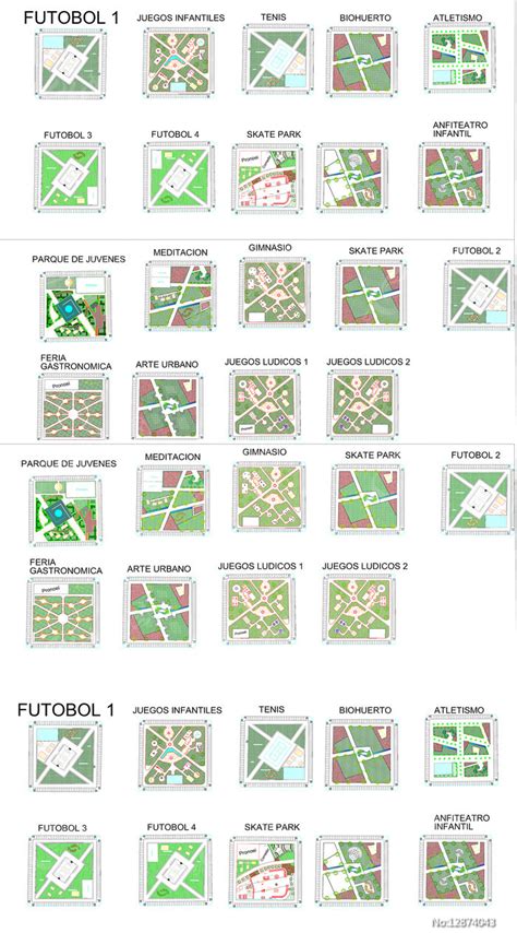 公园景观规划cad图纸图片下载红动中国