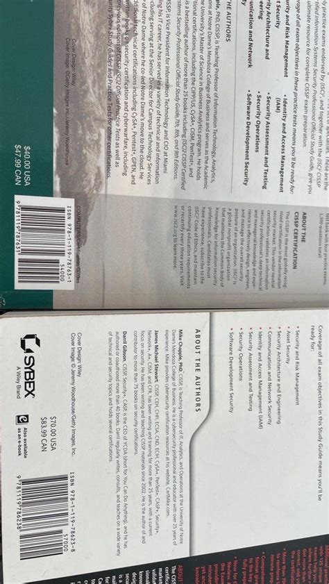 Cissp Books Hobbies And Toys Books And Magazines Textbooks On Carousell