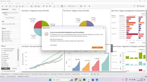 I Am Trying To Save Dashboard From Tableau Desktop V20231 To Tableau Public But It Gives Me
