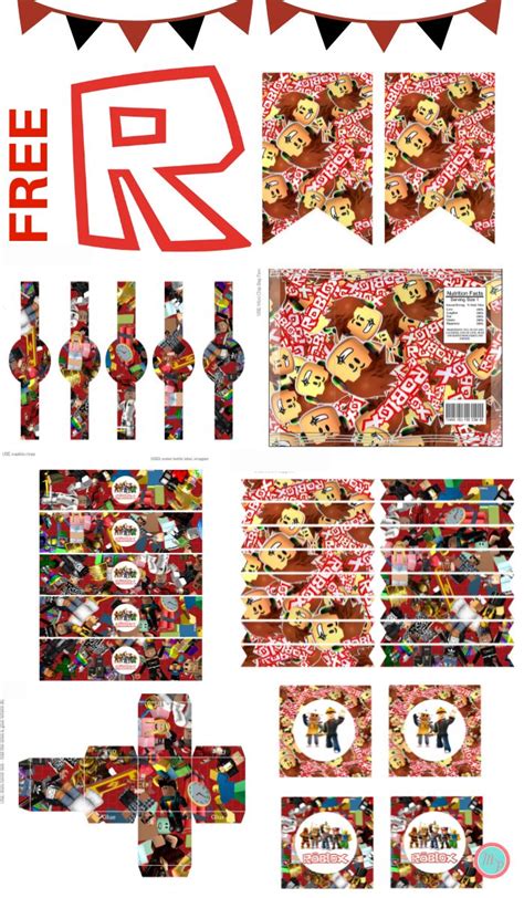 Free Roblox Party Printable Printabell • Express