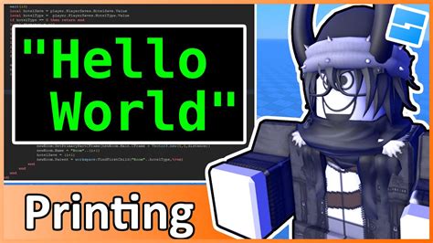 Getting Started With Printing In Roblox A Beginners Scripting Getting Started With Printing In Roblox A Beginners Scripting