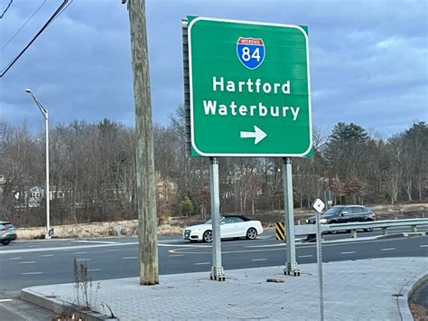 Wrong Way Detection System Being Installed At I 84 Exit In West Hartford We Ha West Hartford