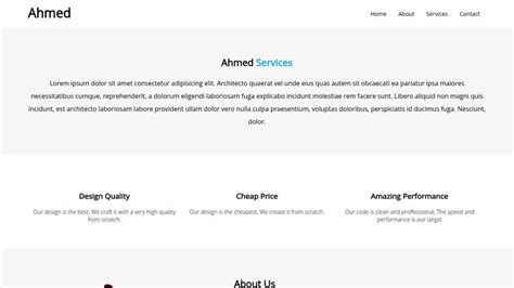 Simple Template Htmlandcss