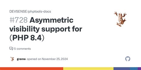 asymmetric visibility support for php 8 4 · issue 728 · devsense