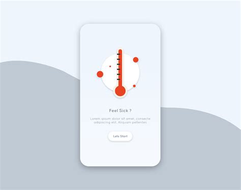 UI Body Temperature Behance