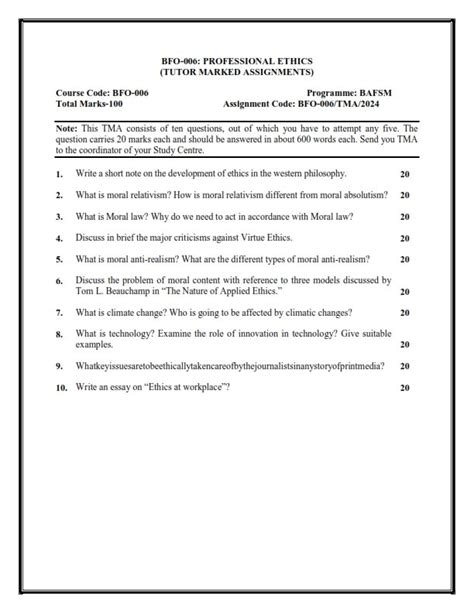 IGNOU BFO 06 Solved Assignment 2024 English Medium IGNOU Solved Assignment 2024 25 Download PDF