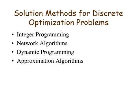 Ppt Mathematical Modeling And Optimization Summary Of “big Ideas” Powerpoint Presentation