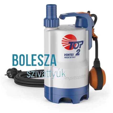 Pedrollo Top 2 Vortex Merülő Szivattyú 5 M