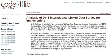 a partial snapshot of the evolving linked data environment