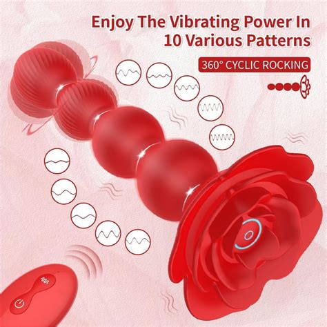 Plug Anal Cu Margele 10 Moduri De Rotatii Si Vibratii Pentru Stimulare