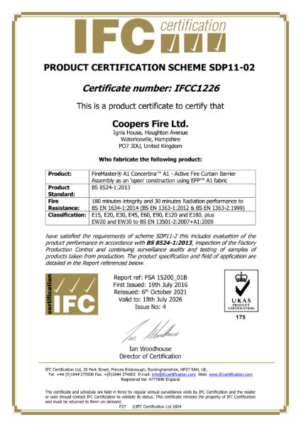 Ifc Certification Coopers Fire Ltd Nbs Source