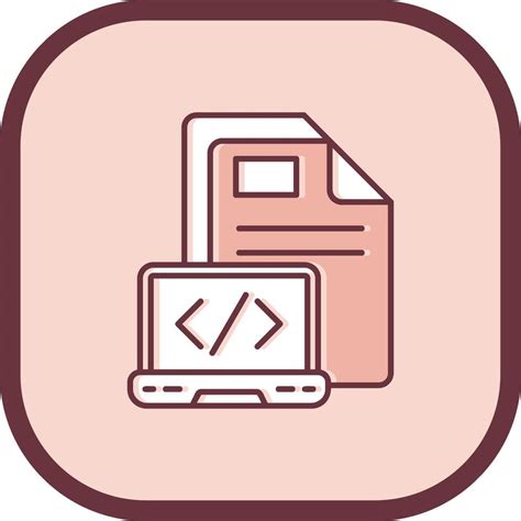 Coding Line Filled Sliped Icon 37809169 Vector Art At Vecteezy