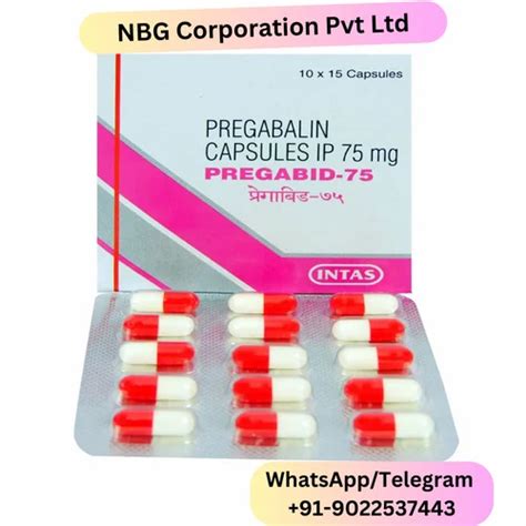 Pregabalin Capsules Ip 75 Mg At Rs 884 Box In Nagpur Id 2851691116297