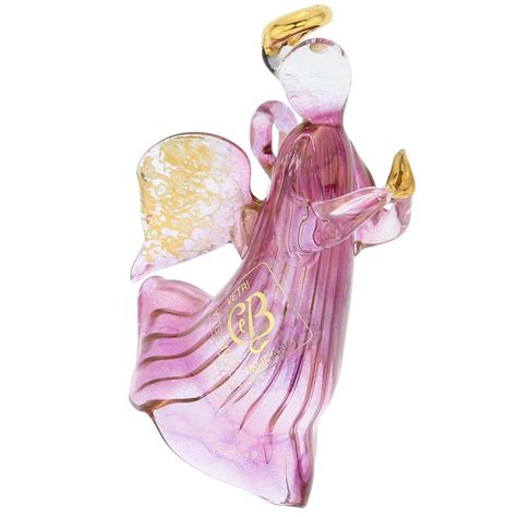 Glass Angel Christmas Ornaments Purple Angel Ornament