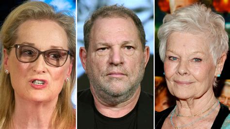 Meryl Streep Och Judi Dench Om Harvey Weinsteins Sexskandal