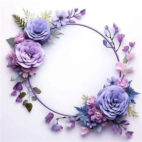 Premium Ai Image Wedding Frame With Maroon Rose Flower For Decorating