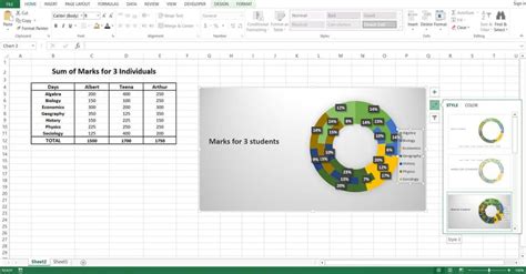 How To Create Doughnut Chart In Microsoft Excel My Chart Guide