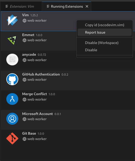 Clicking Report Issue From Extension Context Menu Doesnt Report Issue