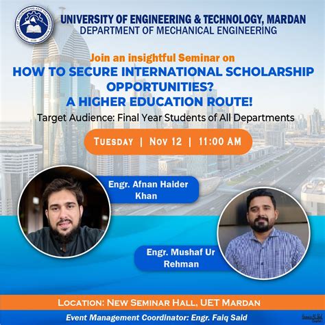 Hasnain Ali Shah Kakakhel On Linkedin Excited To Share The Flyer I Designed For Our Upcoming