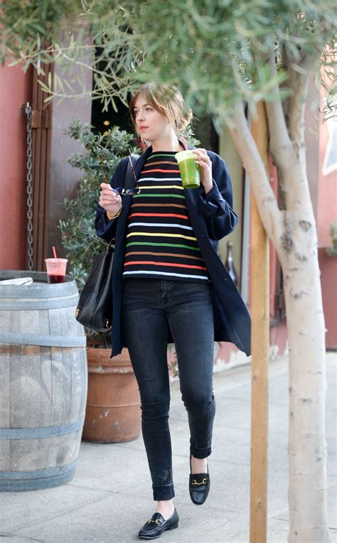 Dakota Johnson Street Style Out In LA November 2015