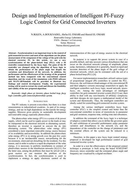 solution design and implementation of intelligent pi fuzzy logic